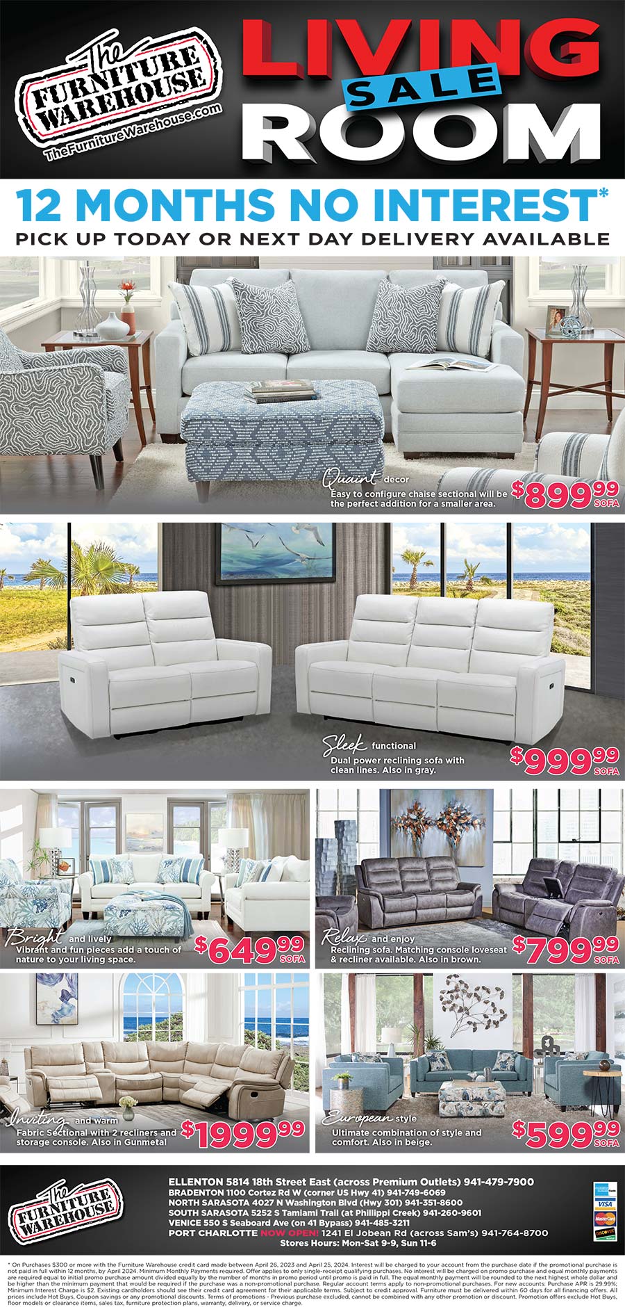 The Furniture Warehouse Weekly Ads | Visit Our Showrooms For More Great ...