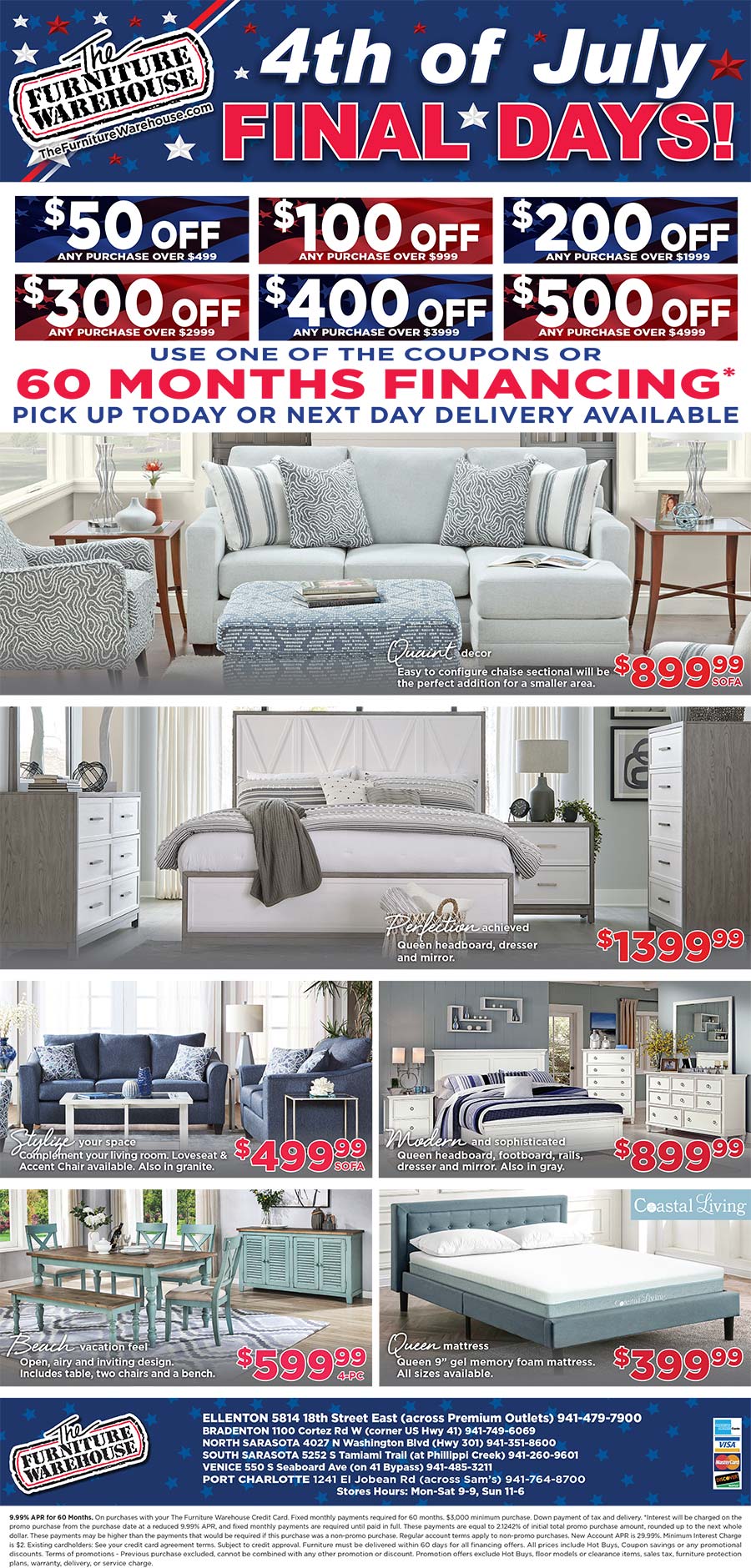 The Furniture Warehouse Weekly Ads | Visit Our Showrooms For More Great ...