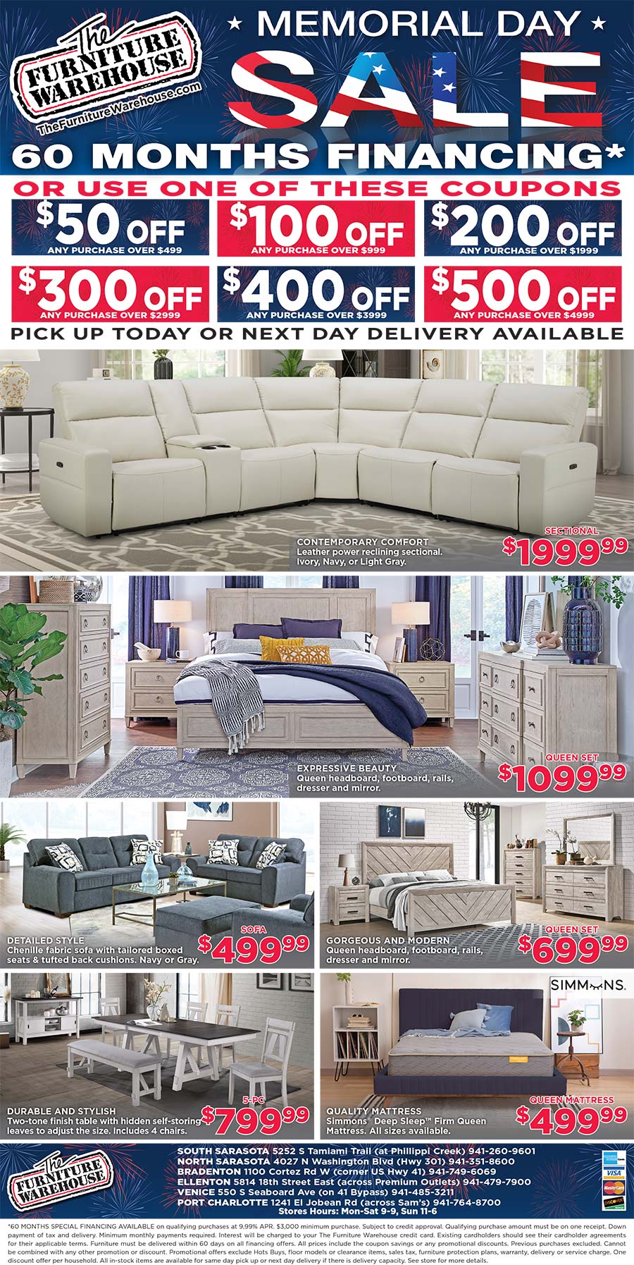 The Furniture Warehouse Weekly Ads | Furnish Your Life